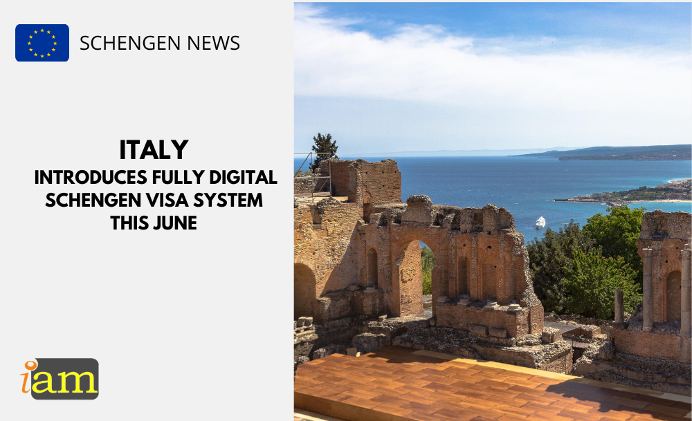Italy Introduces Fully Digital Schengen Visa System This June
